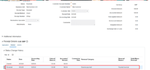 AR Receipt Reversal via Web Service